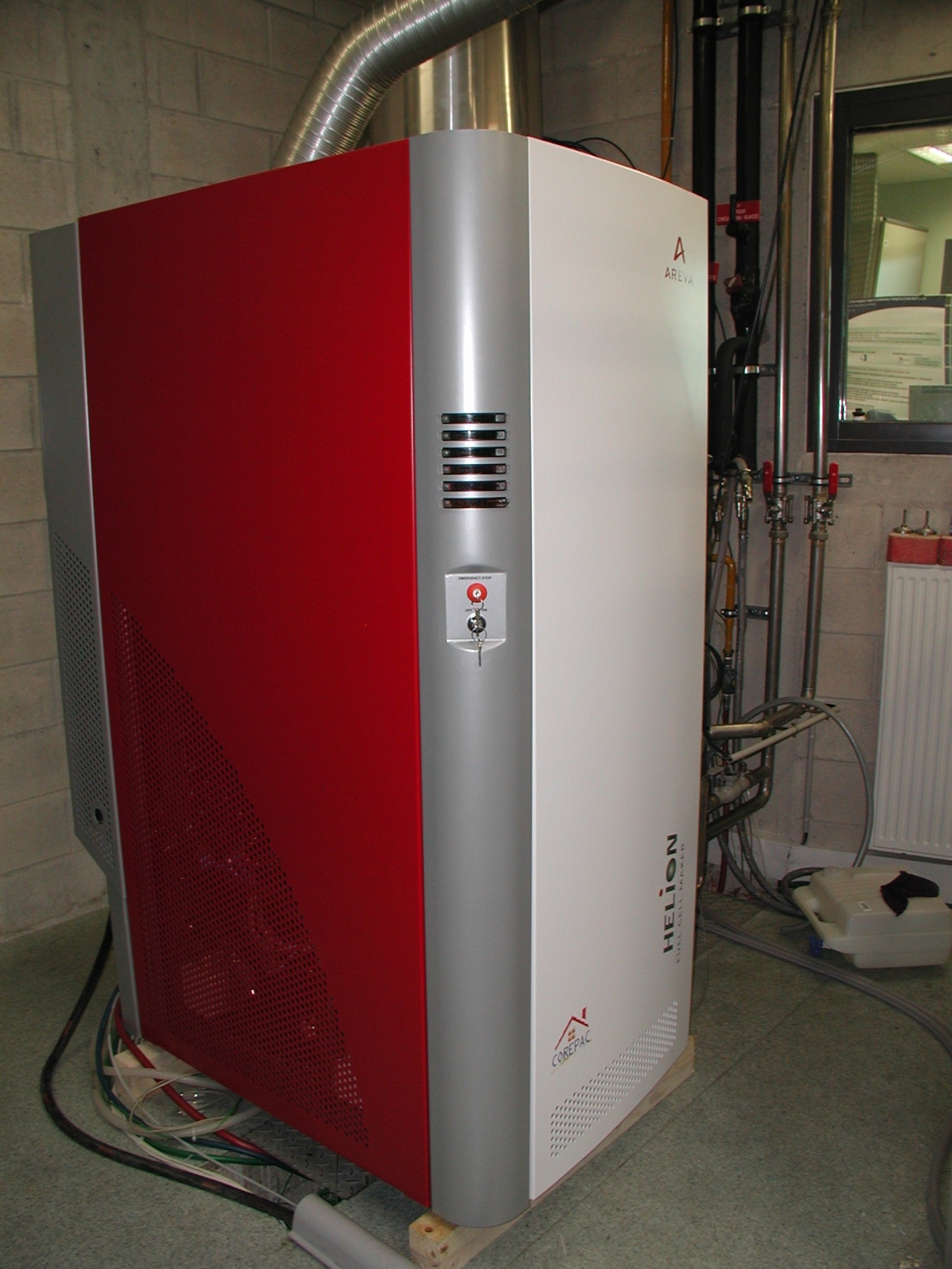 Helion Hydrogen Power | COREPAC: Fuel cell cogeneration prototype for ...